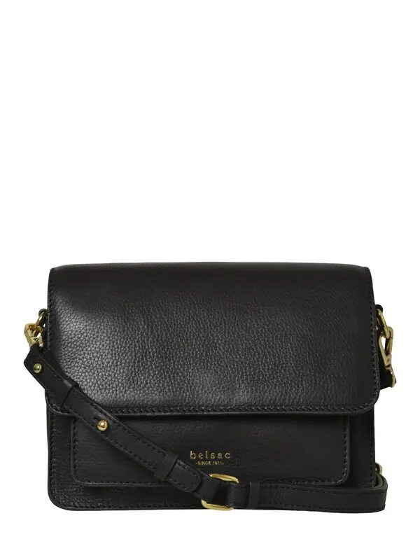 BELSAC Olga Leather Crossbody - Black