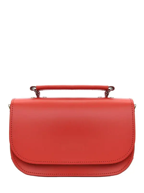 ZATCHELS Aura Handmade Leather Bag Pillar Box - Red
