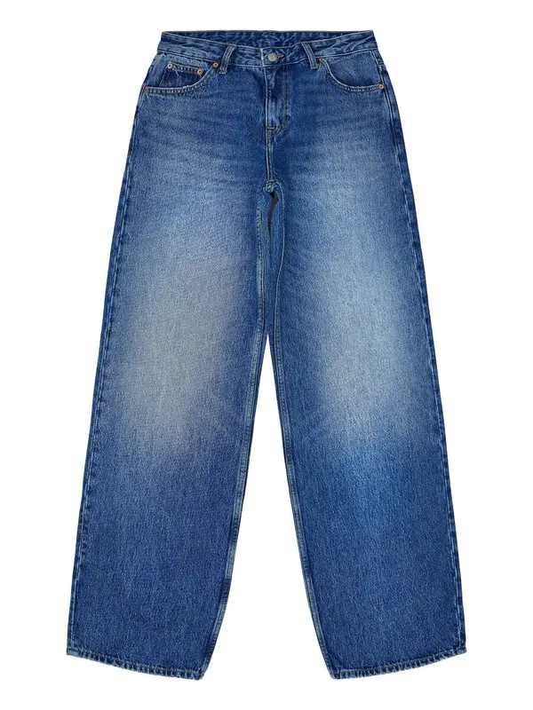 DR. DENIM Hill Low Relaxed Stream Mid Fade - Blue
