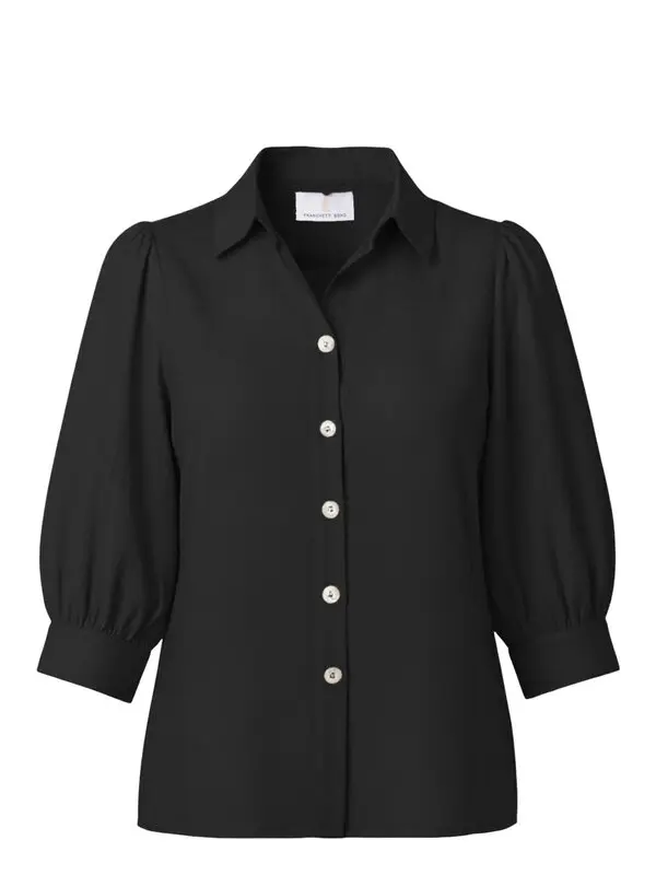 FRANCHETTI BOND Luciella Classic Shirt - Black