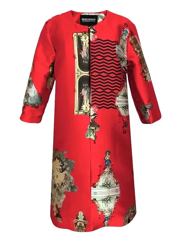 MAXJENNY Tailo Coat Sicily - Red