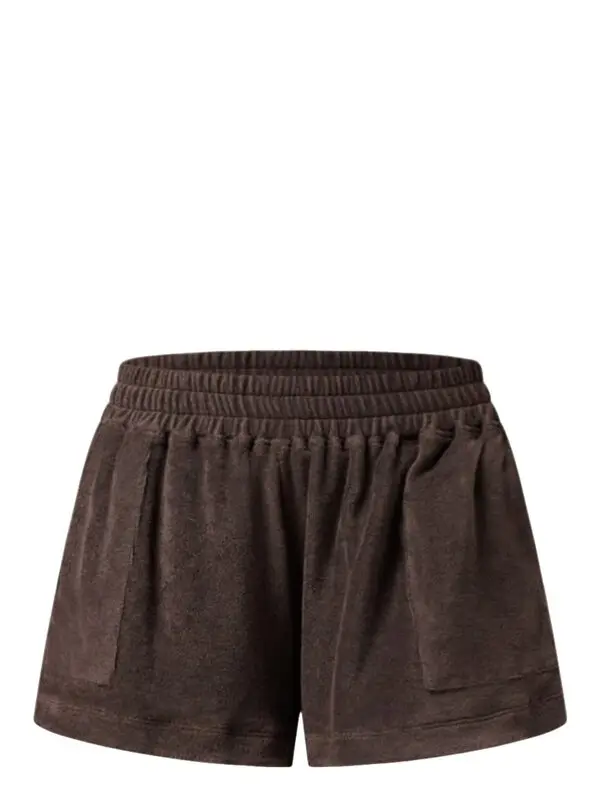 KNOWN SUPPLY Terry Pull On Shorts Shyla Charcoal - Grey
