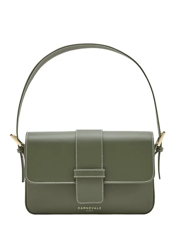 CARNEVALE Dalia Army Baguette Bag - Green