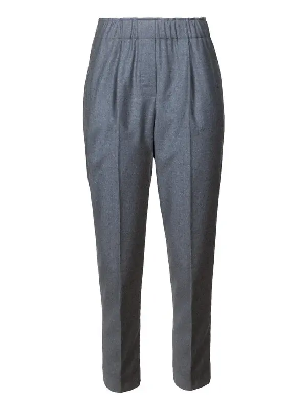 HELENE GALWAS Lola Wool Mixed Pants - Grey