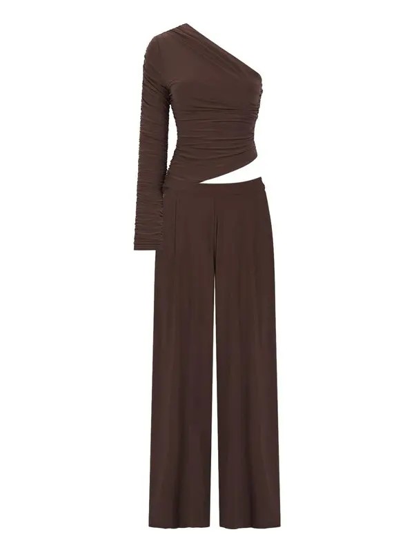 CELESTINE & MAE Nepeta Co-ord Set In Chocolate Fondant - Brown