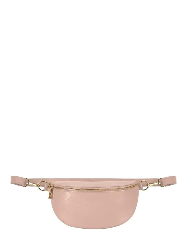 BETSY & FLOSS Zadar Crossbody And Waist Bag In Blush Pink - Orange