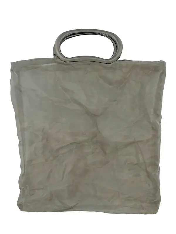 ROMER MILLINERY Fine Steel Mesh Mini Tote - Silver