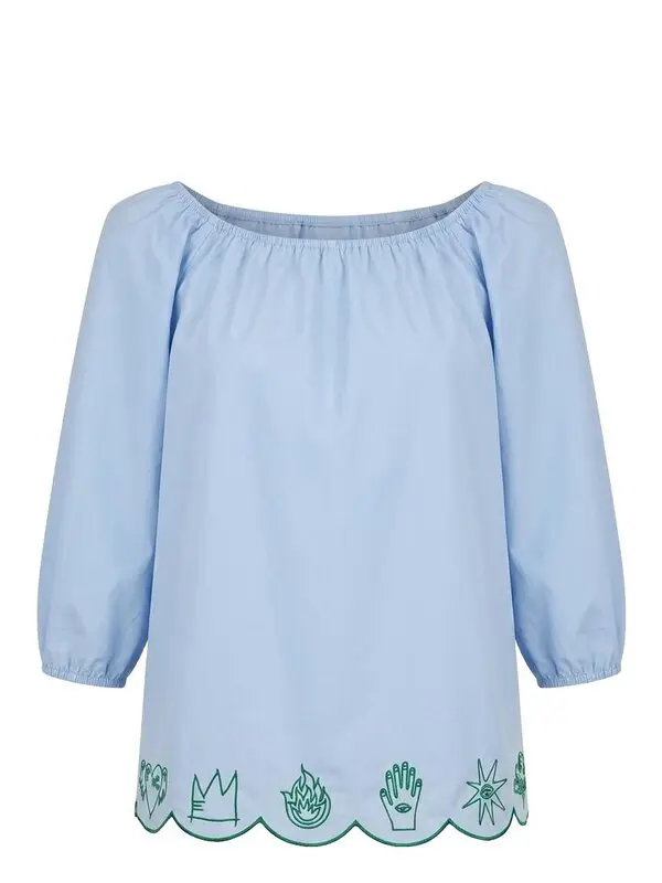 KING NAKED Sweet Nothing Blouse - Blue