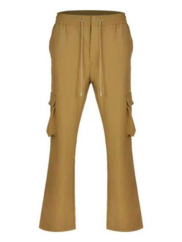 DAVID WEJ Neutrals Ashford Loose Fit Cargo Trouser - Beige