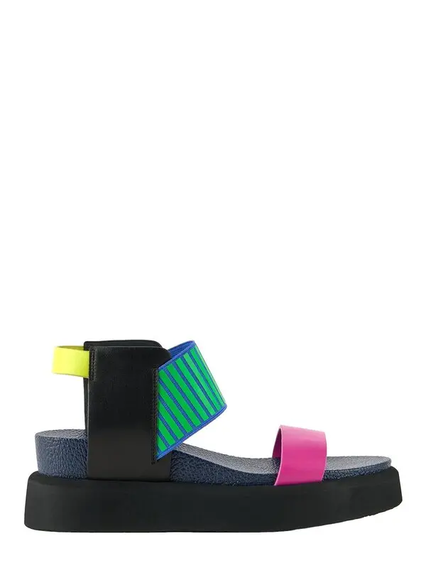 United Nude Rico Sandal Ii Neon Flair - Black