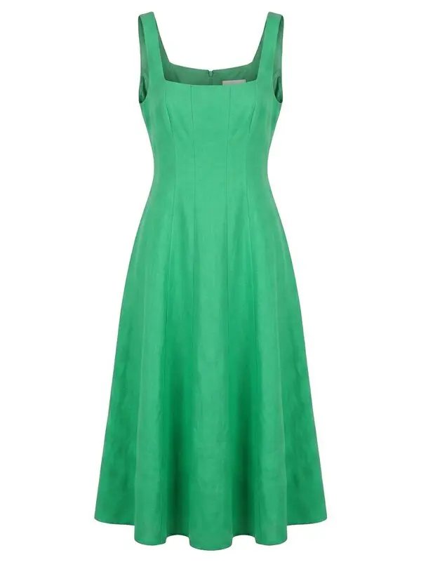 Yumi Kim Sienna Linen Dress - Green