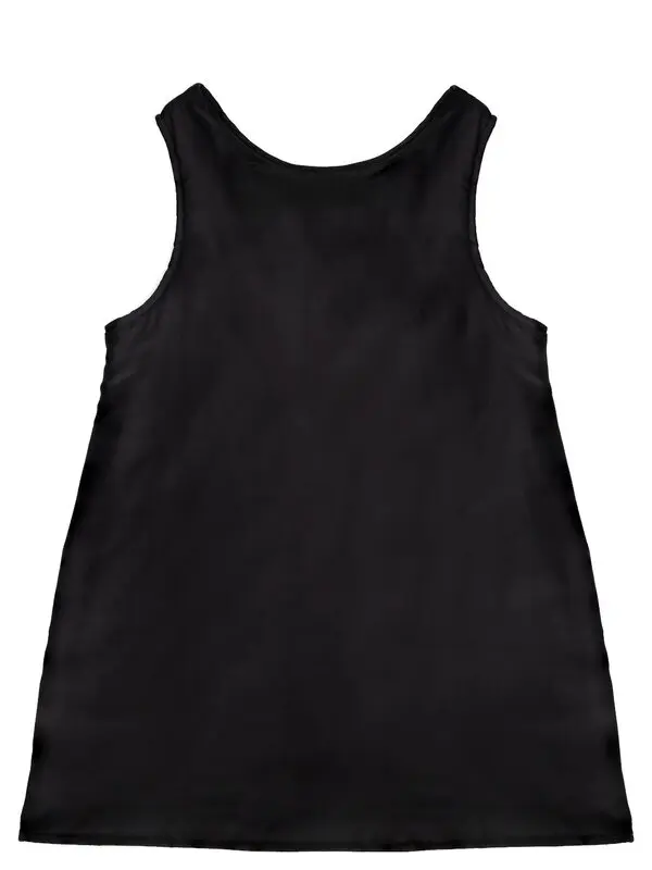 VICTORIA SLAVINSKAIA Silk Puffer Dress With Open Back - Black