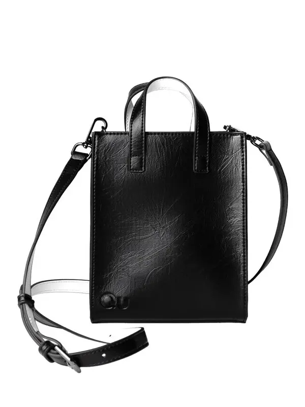 QU Glam Mini Tote Bag - Black