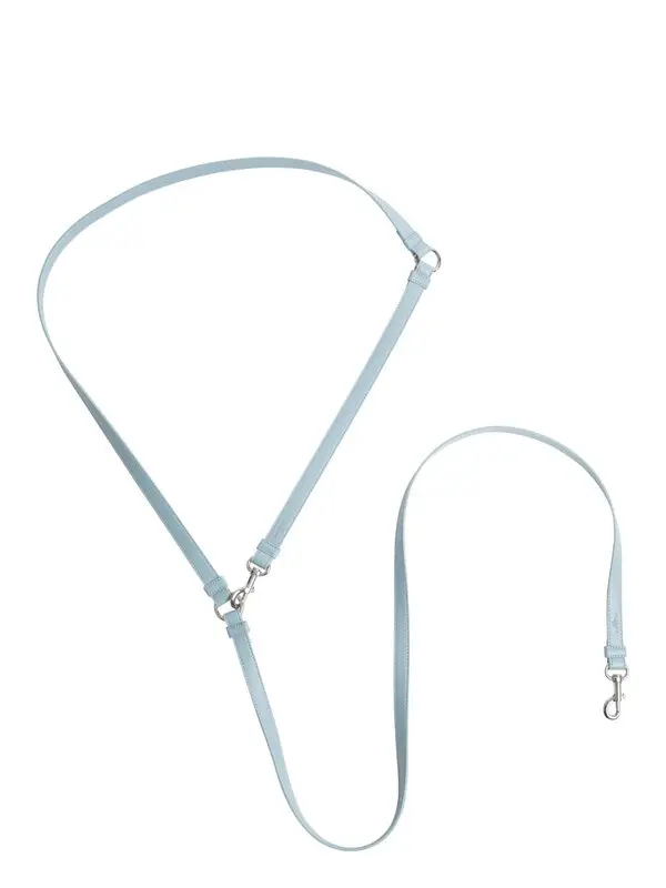ALECOO Classy Dog Leash Adjustable Ice Silver - Blue