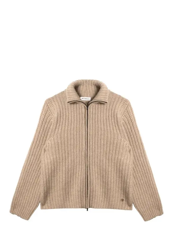 BEL CASHMERE Nicole Cashmere Cardigan Beige - Brown