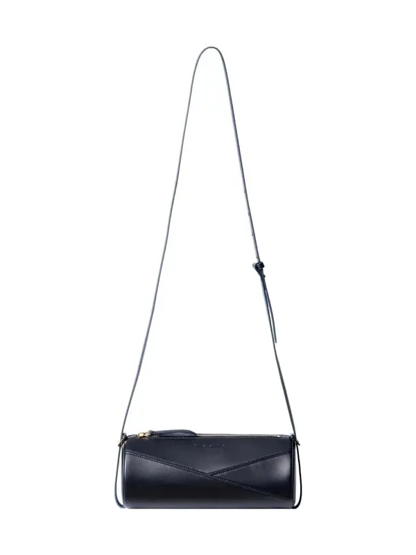 OWLISH STUDIO Reef Vegan Leather Cylinder Bag - Blue
