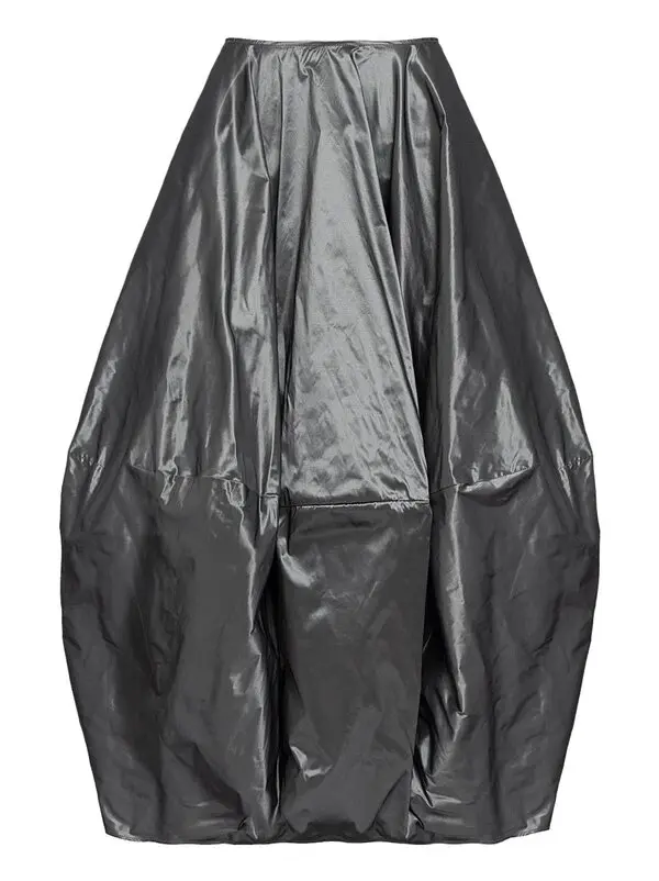 BIANCA POPP Imperial Skirt In Taffeta - Silver