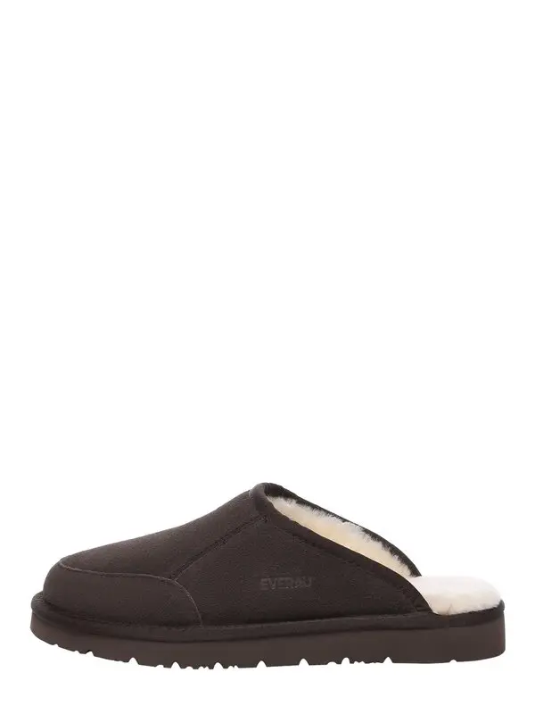 EVERAU AUSTRALIA Lark Slippers In Chocolate - Brown