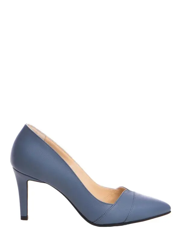 THE 5TH ELEMENT Yuki Pumps In Soft Leather - Blue