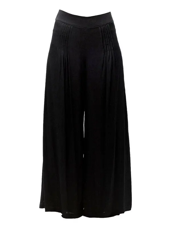 MAISON BOGOMIL Palazzo Pants With Pleated Details - Black