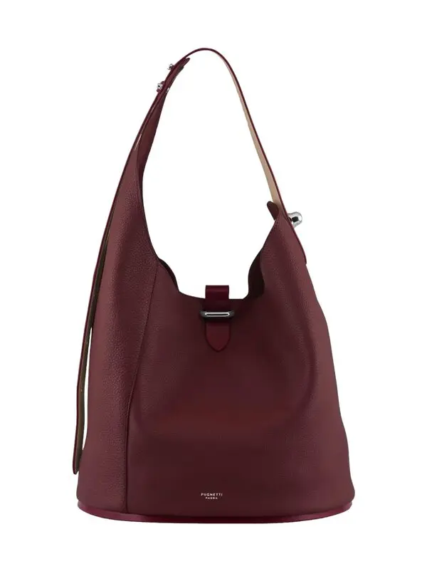 PUGNETTI PARMA Mami Bag Steel Wine - Red
