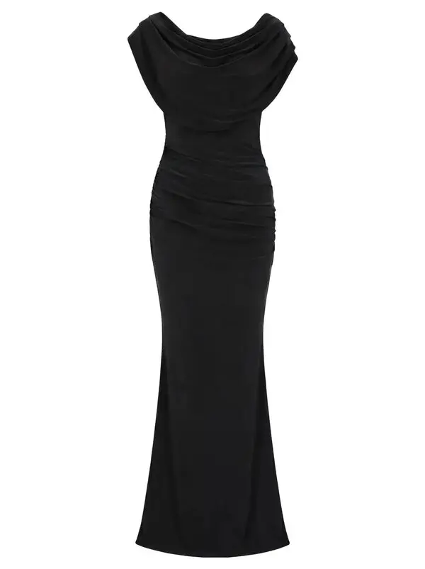 ATOM LABEL Platinum Gown - Black