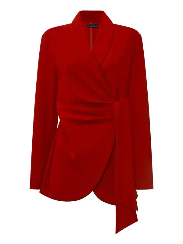 JAMES LAKELAND Side Sash Blazer - Red