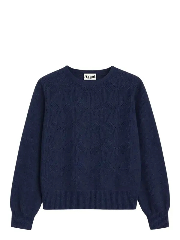 AVANI APPAREL Idesia Sweater Navy - Blue