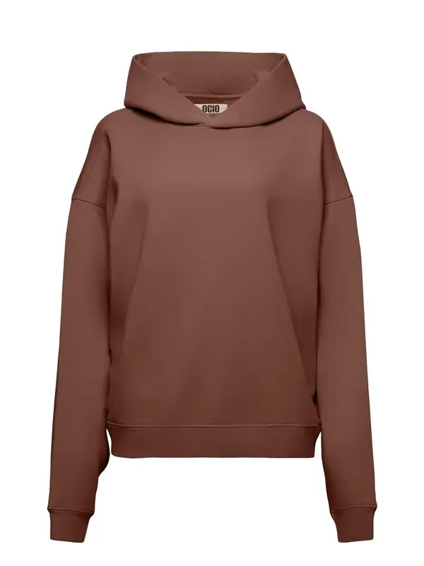 OCIO LEISUREWEAR Neutrals / Oversized Hoodie In Rye - Brown