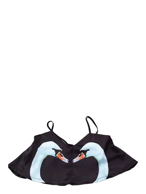 NOBLESSE OBLIGE Swan Cami - Black
