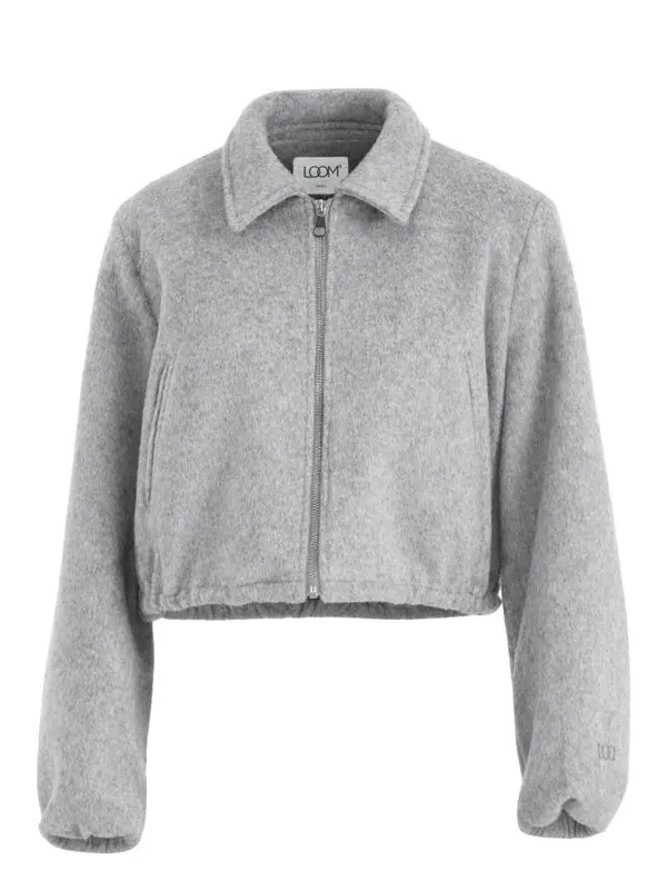 LOOM ARCHIVES Wool Blend Soft Shell Jacket - Grey
