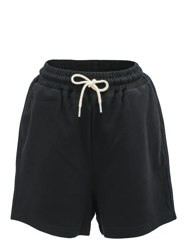 SMART AND JOY Sporty Short Pants Jersey - Black