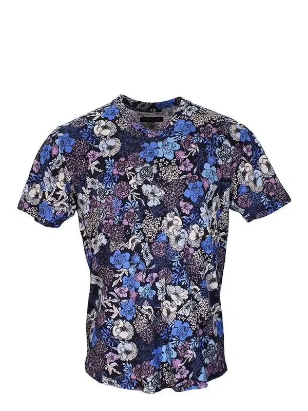 LORDS OF HARLECH Maze Mob Floral Navy - Blue