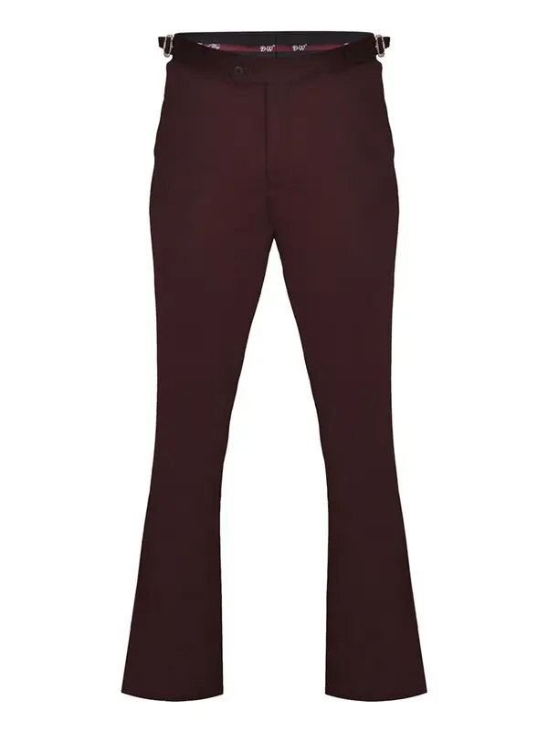 DAVID WEJ Ashford Relaxed Trouser With Side Adjusters - Brown
