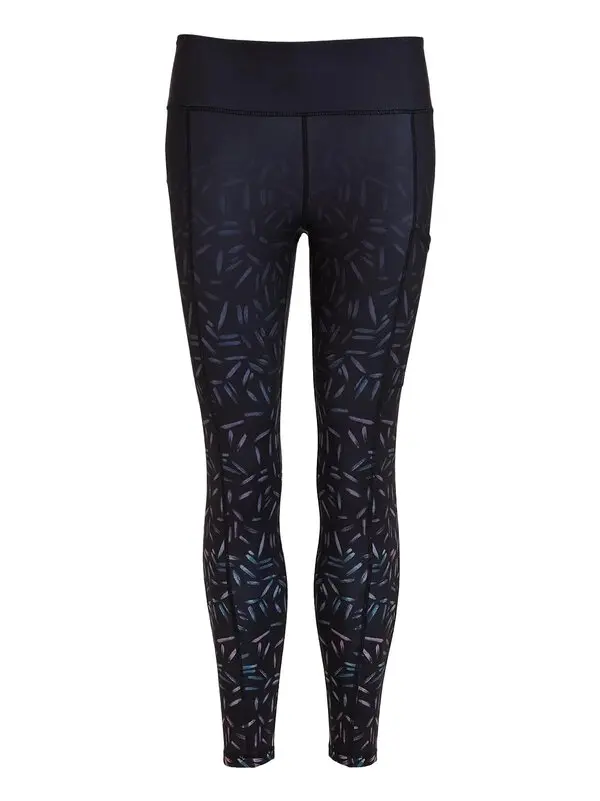 PERKY PEACH Scattered Line Leggings - Black