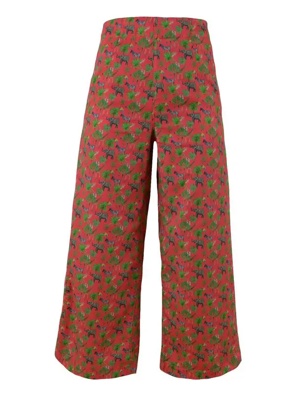 MY PAIR OF JEANS Jaipur Wide-legs - Red