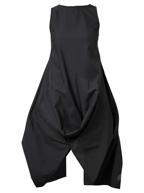 METAMORPHOZA Sleeveless Asymmetric Dress - Black