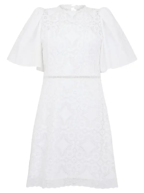 LISA THE LABEL Angel Baby Valentine Heart Dress - White