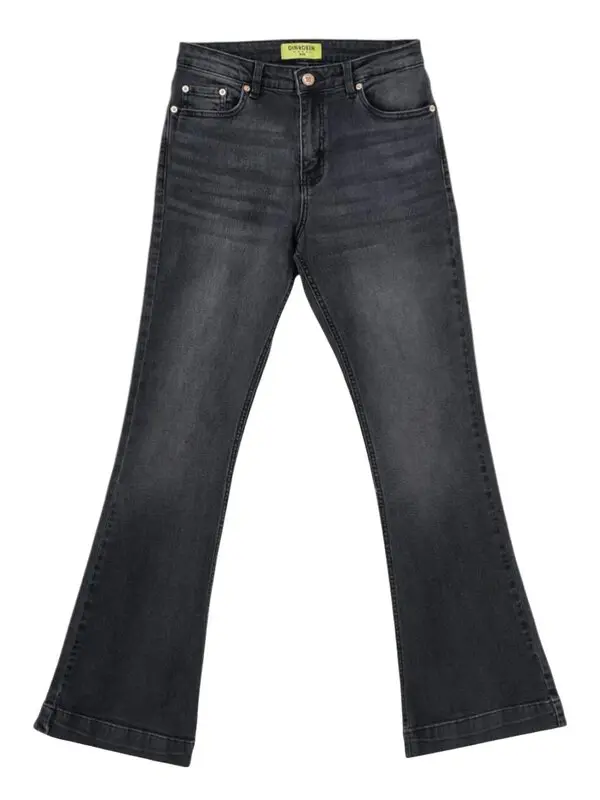 DIN & DEEN Trumpet Flare Jeans Blue Collection - Black