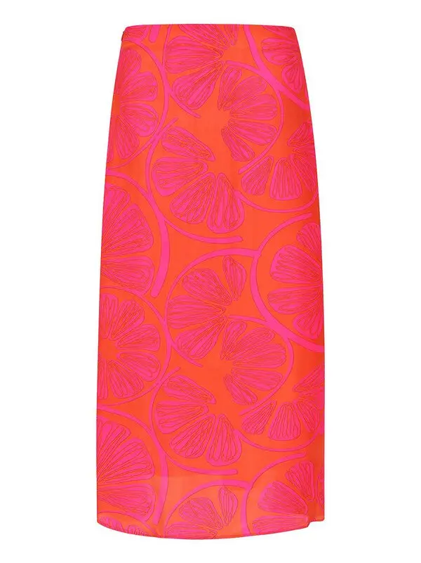 MERCY DELTA Wray Limoncello Pompelmo Skirt - Yellow