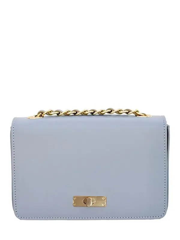 APATCHY LONDON The Grace Sky Leather Bag - Blue
