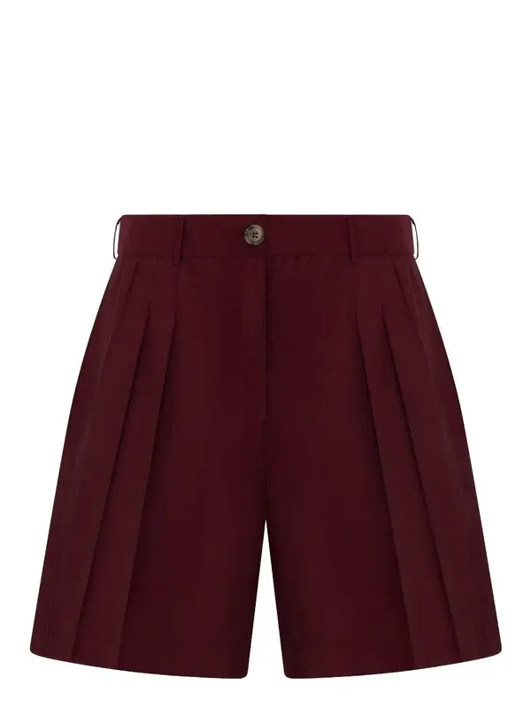 THISISU COLLECTION Lyla Short Burgundy - Red