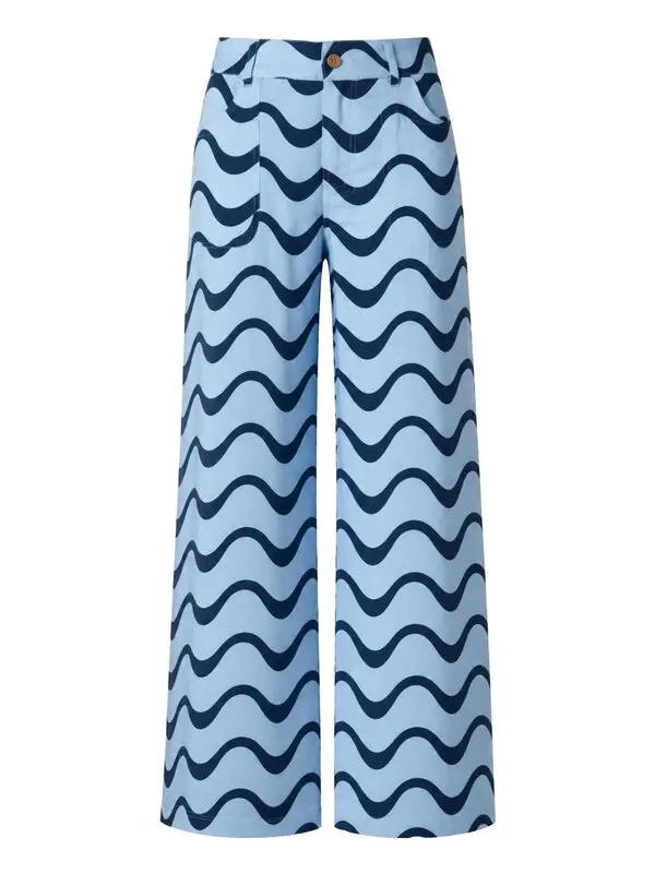 Mind Traveler Valeria Wave Jeans - Blue