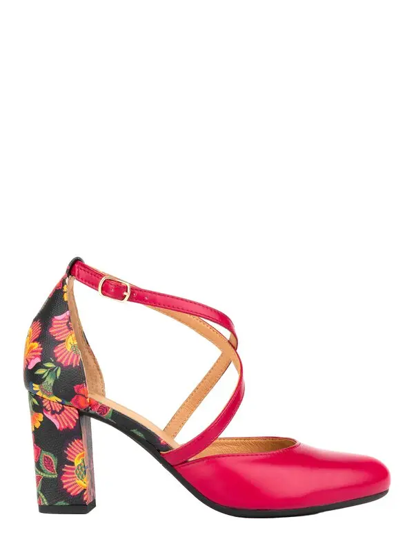 EMBASSY LONDON USA Kylie Black & Flowers - Red