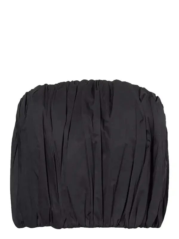 AMY LYNN Bubble Crop Top - Black