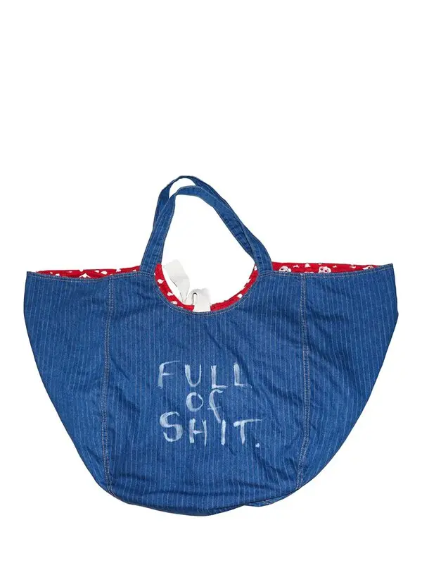 LOVE AND NOSTALGIA Full Of Shit Bag - Blue