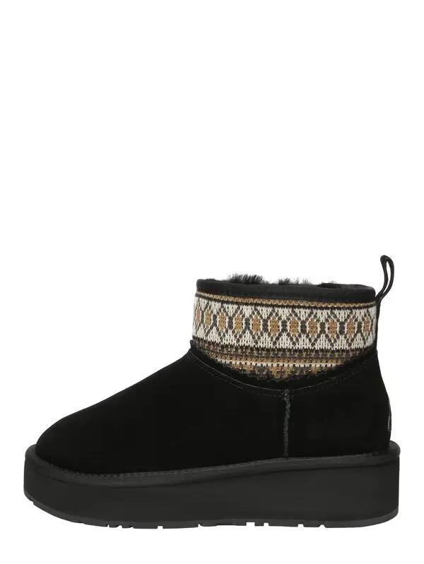 EVERAU AUSTRALIA Plover Ankle Platform Boots - Black