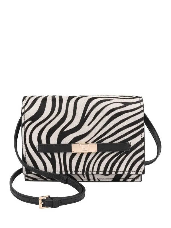 Paul Costelloe Tosca Leather Clutch - Black