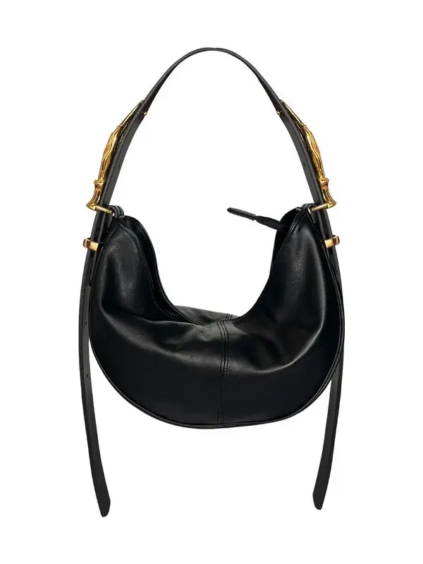 INDIGOLUSH Mini Hobo Gilded Lure Smooth - Black