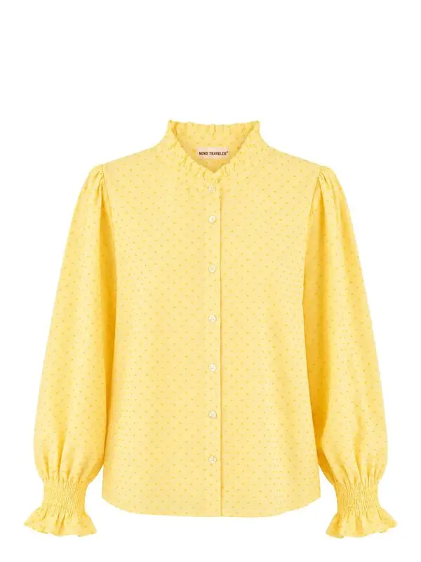 Mind Traveler Nina Blouse - Yellow
